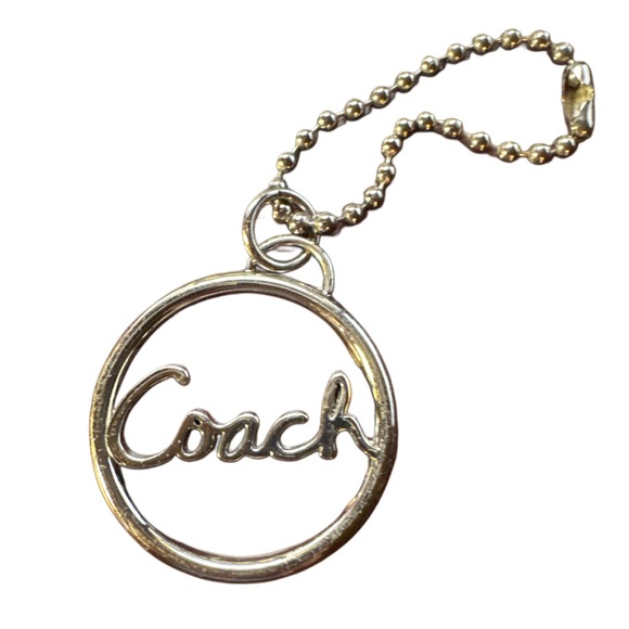 Coach | Bags | Coach Silver Circle Script Hangtag | Poshmark